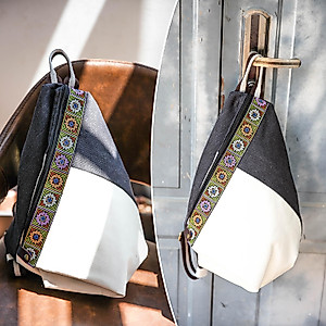 MAZEXY Heavey Duty Women Backpack Canvas Shoulder Bag Anti-theft Rucksack Fashion Backpack