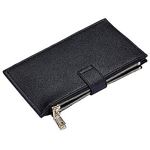 Travelambo Womens Multi Card Case Wallet & Leather Squeeze Coin Purse