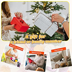 Wooden Frames for Knitting and Crocheting, Crocheting Tools for Knitting Enthusiasts, Wooden Spinning Machines for Crocheting,Yarn Holder for Knitting and Crocheting