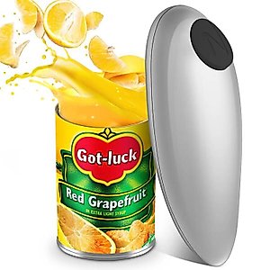 Electric Can Opener, Got-luck One-Touch Hand Held Automatic Can Opener Smooth Edge Fits Almost All Can Sizes for Seniors with Arthritis, Food Safe Battery Can Opener Best Kitchen Gadgets