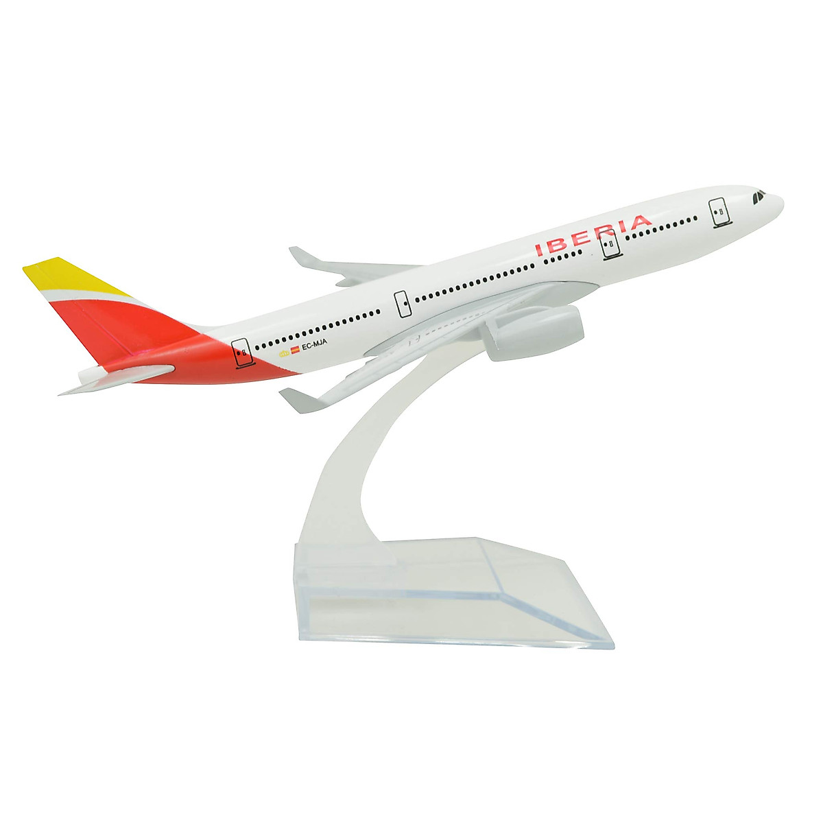 TANG DYNASTY(TM) 1:400 16cm Airbus A330 Iberia Airlines Metal Airplane Model Plane Toy Plane Model