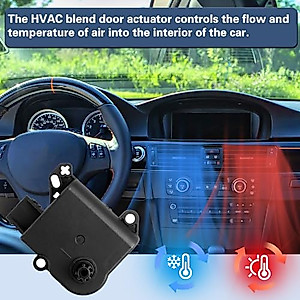 604-234 HVAC Blend Door Actuator Replacement for Ford Explorer & Flex 2011-2018, Ford Taurus 2008-2018, Lincoln MKT 2010-2018, Replaces# AA5Z-19E616-C, YH-1779