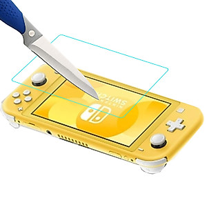 Mr.Shield [3-PACK] Designed For Nintendo Switch Lite [Tempered Glass] Screen Protector [0.3mm Ultra Thin 9H Hardness 2.5D Round Edge] with Lifetime Replacement