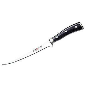 Wusthof Classic IKON Fillet Knife, One Size, Black, Stainless