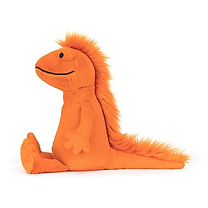 Jellycat Cruz Crested Newt Stuffed Animal, 13 inches | Amphibian Plush Toy | Classic Children's Gift