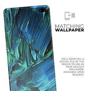 DesignSkinz Blurred Abstract Flow V8 Protective Vinyl Decal Wrap Skin Cover Compatible with The Samsung Galaxy S20 (Screen Trim & Back Glass Skin)