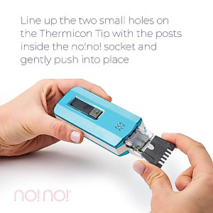 no!no! Thermicon Narrow Tip Refill Pack - Hair Removal for Women - Flawless Replacement Heads Attach to Device for a Smooth Hairless Face, Underarm, & Bikini Area