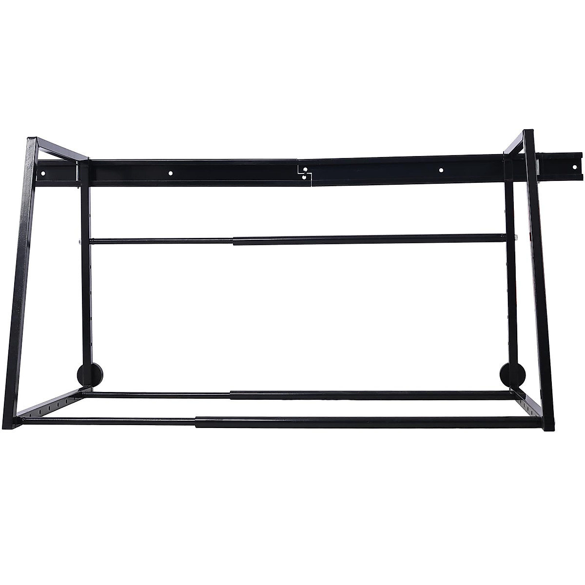 BouPower 64.5 Inches Tire Rack, Tire Storage Rack, Heavy Duty Adjustable Garage Wall Multi-Tire Rack Storage, Load Capacity 400 Lbs, Black Black As Shown