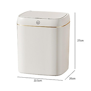 ＫＬＫＣＭＳ Touchless Garbage Bin, Electric Garbage Can, Automatic Trash Bin Can for Kitchen, 11L
