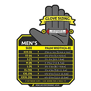 Ironclad EXOT-GBLK-03-M Tactical Operator Grip Glove, Medium , Black