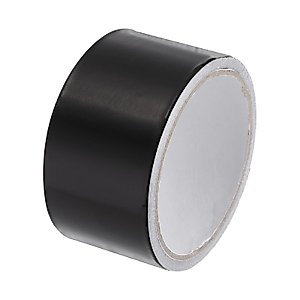 uxcell Aluminum Foil Tape 2 Inch x 10 Yards Black High Temperature Tape for HVAC, Sealing, Patching Hot and Cold Air Ducts 1 Pcs