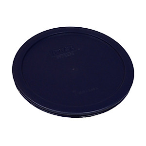 Pyrex Blue Round Storage Lid Cover fits 6 & 7 cup Round Dishes 4 Pack # 7402-PC