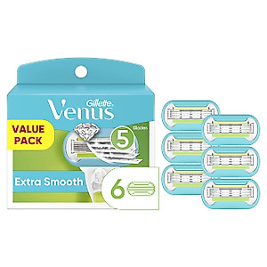 Gillette Venus Extra Smooth Women's Razor Blade - 6 Refills