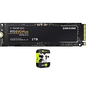 SAMSUNG MZ-V7S2T0B/AM 970 EVO Plus NVMe M.2 SSD 2TB Bundle with 1 YR CPS Enhanced Protection Pack
