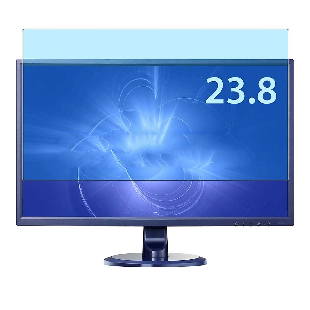 Puccy 2 Pack Anti Blue Light Screen Protector Film, Compatible with IO DATA I O EX-LD2381DNV 23.8" Display Monitor TPU Guard （ Not Tempered Glass Protectors ）