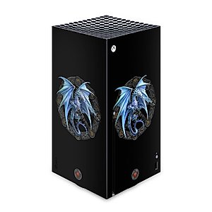 Head Case Designs Officially Licensed Anne Stokes Yule Winter Solstice Dragons of The Sabbats Vinyl Sticker Gaming Skin Decal Cover Compatible with Xbox Series X Console