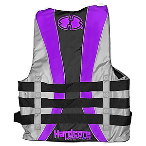 Hardcore Life Vest for Adults | High Visibility | USCG Approved | Fully Enclosed