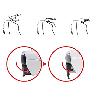 1 pair Trigger Pad Joystick Extender Triggers Buttons for PS5 Controller Trigger Stop lock system Assistant Button for Playstation 5 (Black)