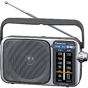 Panasonic RF-2400 AM/FM Radio, Silver