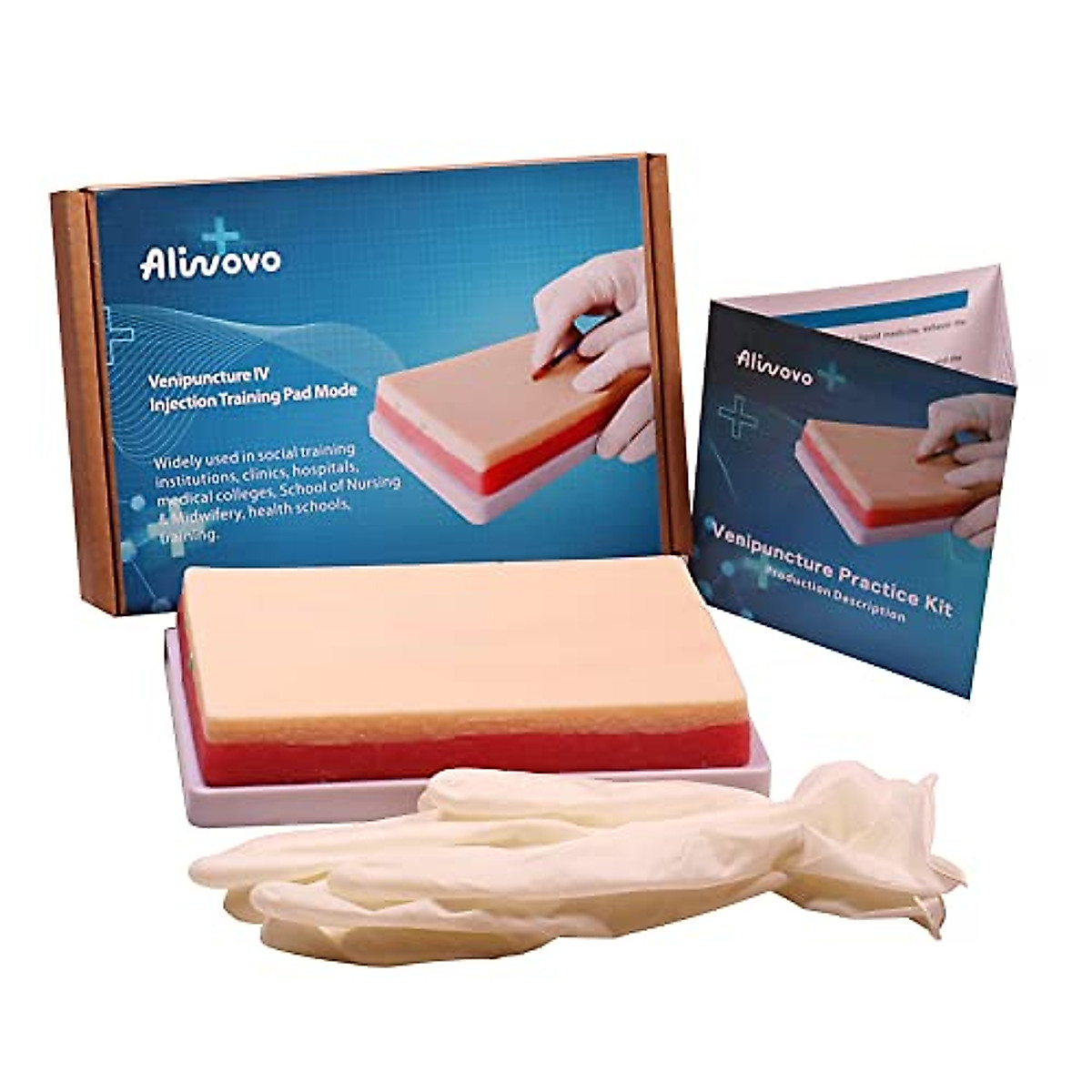 Aliwovo Venipuncture Practice kit Human Anatomy Study Cube