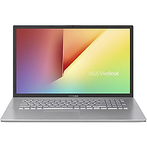 ASUS VivoBook S17 S712JA-IH56 17.3inch 1920 x 1080 FHD Display Notebook Intel Core i5-1035G1 1.0 GHz 16 GB RAM 512GB SSD, USB, HDMI Windows 10 Home - Silver (Renewed), 17-30.99 inches