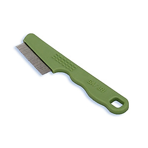 Safari Flea Comb for Cats, Green(2Pack)