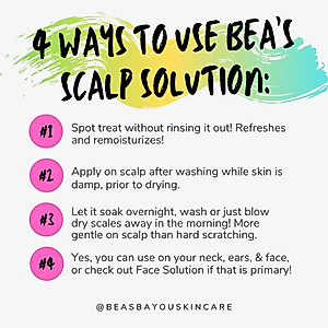 Bea's Bayou Good Biome Scalp Treatment Solution - Helps Reduce Appearance of Itch & Flakes - Promote Hair Retention - Moisturizing - 2.7 fl oz - Magnolia