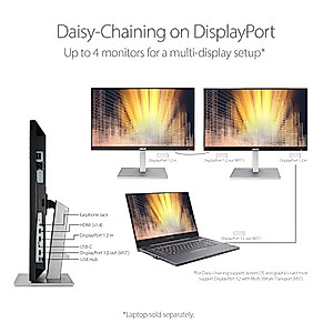 ASUS ProArt Display PA247CV 23.8 inch Monitor – IPS, Full HD (1920 x 1080), 100% sRGB, 100% Rec. 709, Color Accuracy ΔE < 2, Calman Verified, USB-C, Compatible With Laptop & Mac Monitor,BLACK