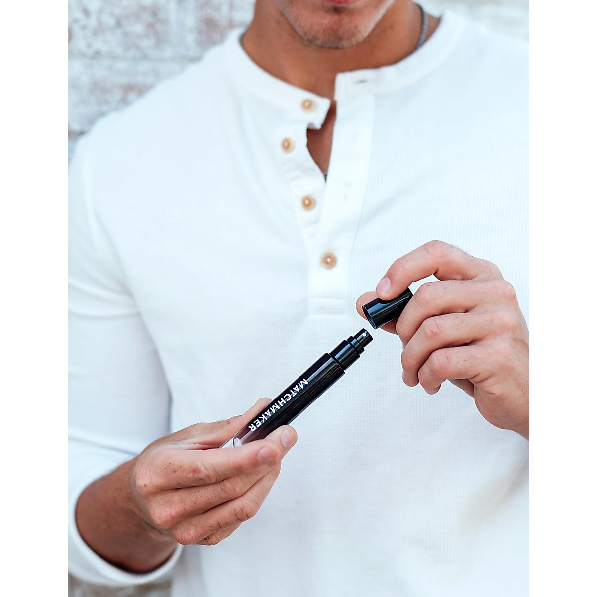 Eye of Love Matchmaker Black Diamond pheromone cologne to attract her in collaboration with Patti Stanger - 10ml Travel Size