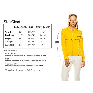 Eevee Women’s Full Zip Hoodie - Casual Slim Fit Lightweight Jacket Long Sleeve Sweater Activewear Yoga Running Hooded Sweatshirt ASJ-4001 ActFuchsia L