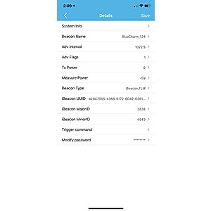 Blue Charm Beacons - Bluetooth BLE iBeacon (BC011-MultiBeacon) - Shows Battery Level in Broadcast - Long Range BLE 5.0