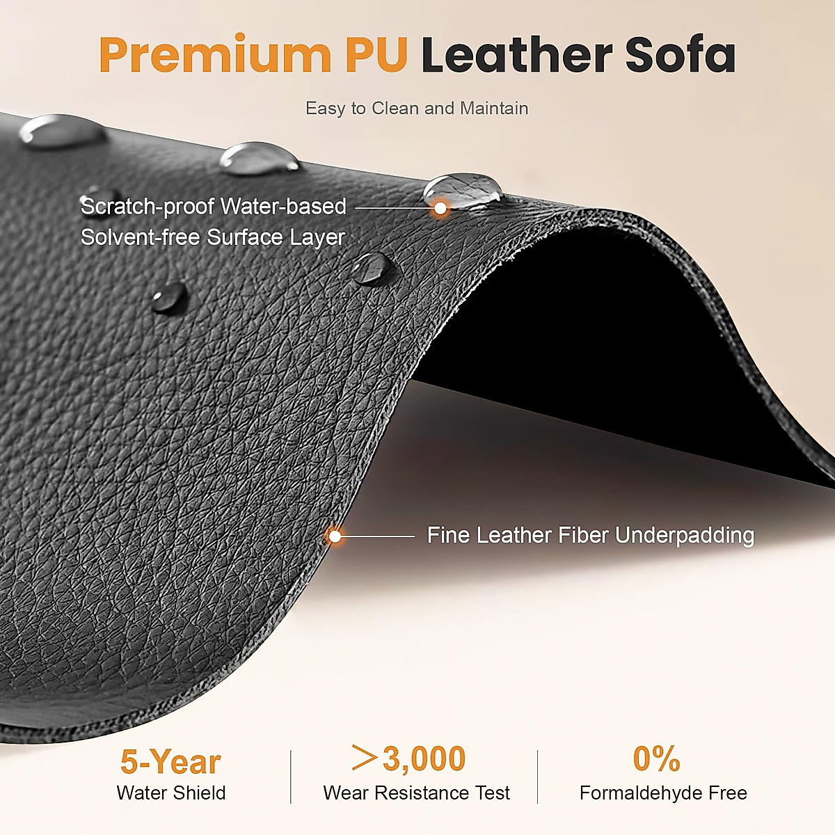 Loveseat Recliner Sofa, Reclining Loveseat with Removable Console, USB Ports & Cup Holders, RV Wall Hugger Double Recliner Couch, 2 Layer Cushion Modern Manual Love Seat Chair for Living Room, Black