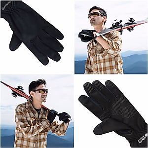Manzella Men's Lightweight Gore-Tex Infinium Glove, Touchscreen Capable with Windproof Protection Against Cold Weather