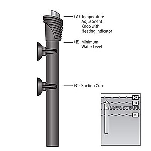 Aqueon Pro Adjustable Heater, 100W