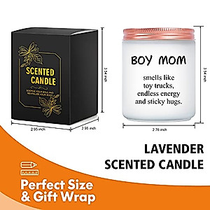 Gifts for Mom, Birthday Gifts for Mom from Daughters or Son, Funny Christmas Gifts for Mom Who Have Everything, Mother's Day Gifts, Christmas Present, Lavender Scented Candles(9oz,White)