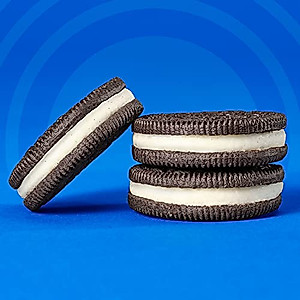 OREO Double Stuf Chocolate Sandwich Cookies, Family Size, 3 Packs