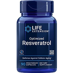 Life Extension Optimized Resveratrol, 90 Vegetarian Capsules