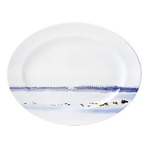 Lenox Watercolor Horizons Amethyst Platter, 3.75 LB, Purple