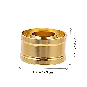 FRCOLOR 4pcs Lipstick Mold DIY Kits Molds for Resin Ring Tool Lip Applicator Silicone Lipstick Ring Lip Balm Lipstick Mould Ring DIY Lipstick Mold Lip Balm DIY Mold Ring Aluminum Tray