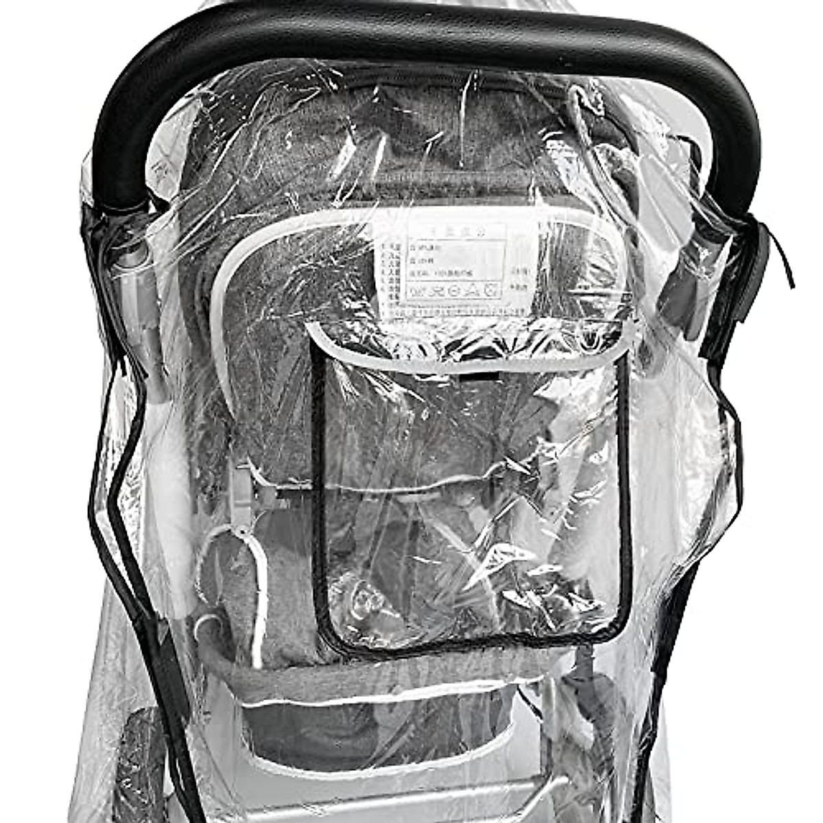 Double Stroller Rain Cover,Rain Cover for Double Tandem Stroller,Big Size Universal Rain and Wind Cover