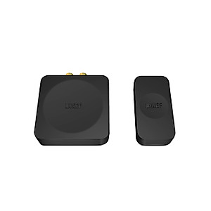 KEF LSX II Wireless HiFi Speaker System (Carbon Black) and KEF KW1 Wireless Subwoofer Adapter Kit, KW1TXRX, Black