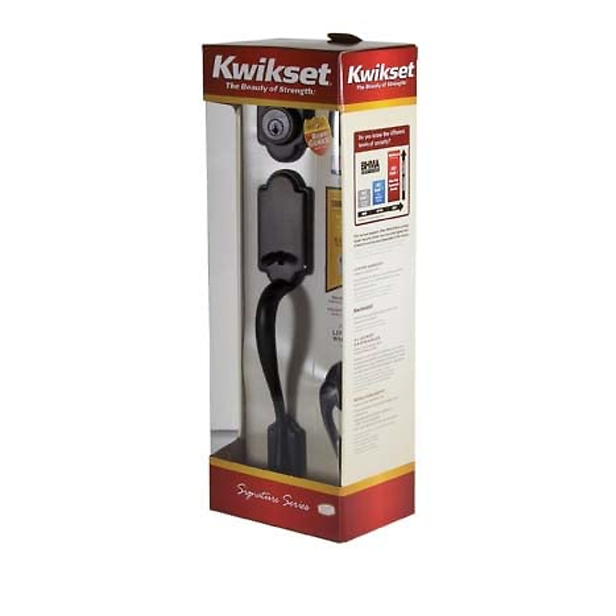 Kwikset 800ANLIP-15SV1 Arlington Handleset Exterior, Satin Nickel