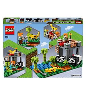 LEGO 21158 Minecraft The Panda Nursery Building Set with Alex & Animal Figures, Toys for Boys and Girls 7 Plus Years Old
