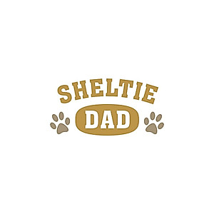 CafePress Sheltie Dad Stainless Steel Travel Mug Stainless Steel Travel Mug, Insulated 20 oz. Coffee Tumbler