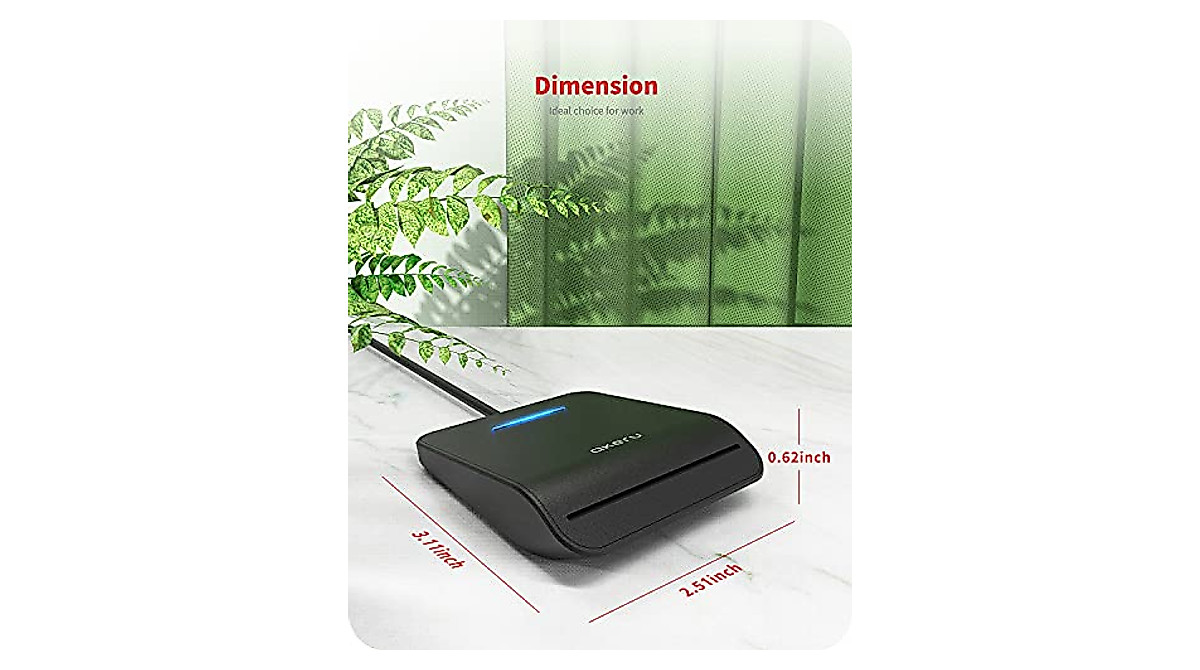 CAC Card Reader with LED Indicator | Universal Compatibility