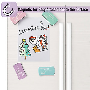 Mr. Pen- White Board Erasers, 8 Pack, Pastel Colors, Magnetic Dry Erase Erasers, Dry Erase Board Erasers, Magnetic Whiteboard Eraser, Dry Erasers for White Board, Magnetic Whiteboard Erasers