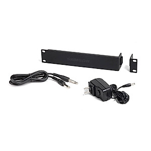 Samson Technologies Concert 88x Presentation Wireless System with LM5 Lavalier Microphone (D Band), Black