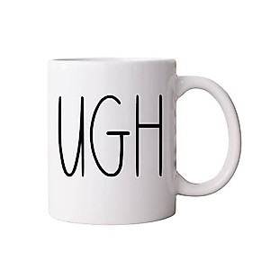 YOUR TEXT HERE Custom Rae Dunn Inspired 15oz Ceramic Mug | One or Two Sided Text