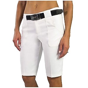 Jofit Apparel Women’s Athletic Clothing Bermuda Short, Size 10, White