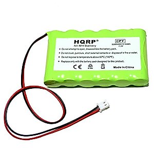 HQRP Battery 2200mAh Compatible with Ademco Honeywell Lynx LYNXRCHKITHC LYNXRCHKIT-HC K5109 781410403291 55026089 WALYNX-RCHB-SC WALYNXRCHBSC LYNXRCHKIT-SC Replacement